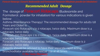 Foracort Rotacaps (Generic Budesonide and Formoterol Fumarate Dihydrate ...