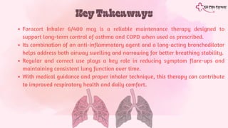 Foracort Inhaler 6/400 mcg: Maintenance Therapy Guide for Asthma and ...