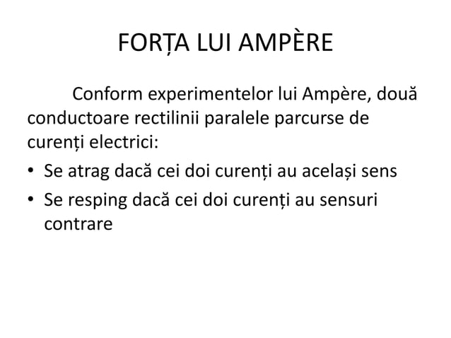 FORȚA ELECTROMAGNETICĂ si curentul electric.pptx