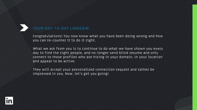 LinkedIn For a Fresher | PPT