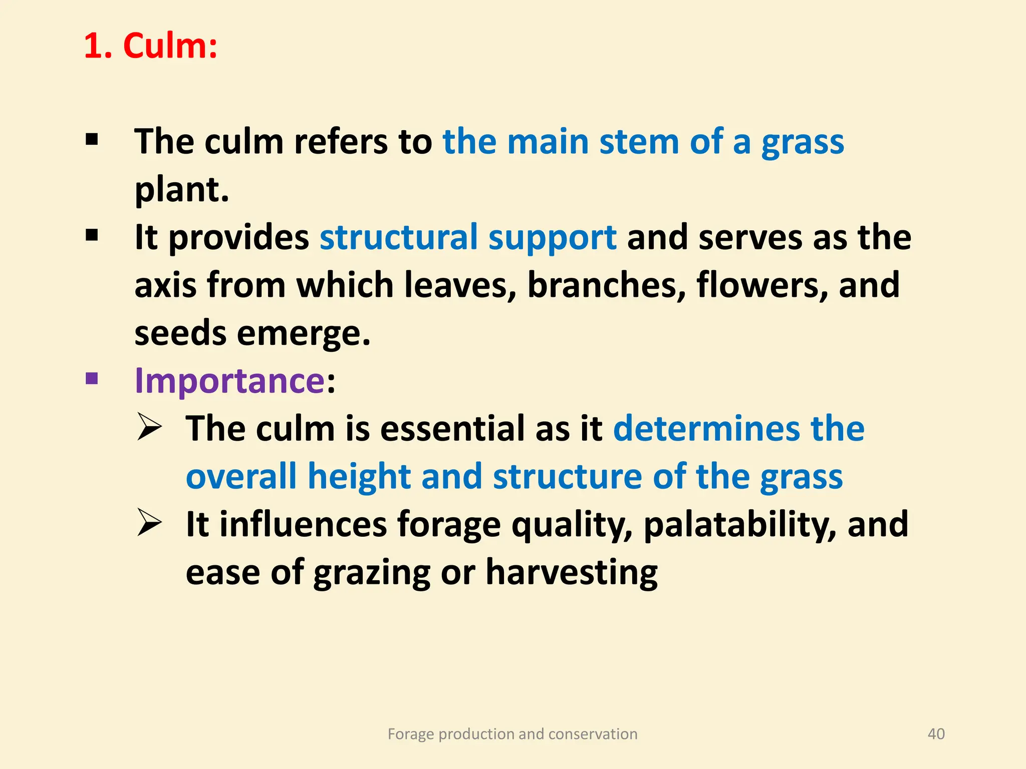 Forage production and conservation and forage identification | PPTX