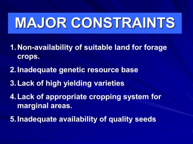 Forage production technology in west bengal pdf | PPT | Free Download