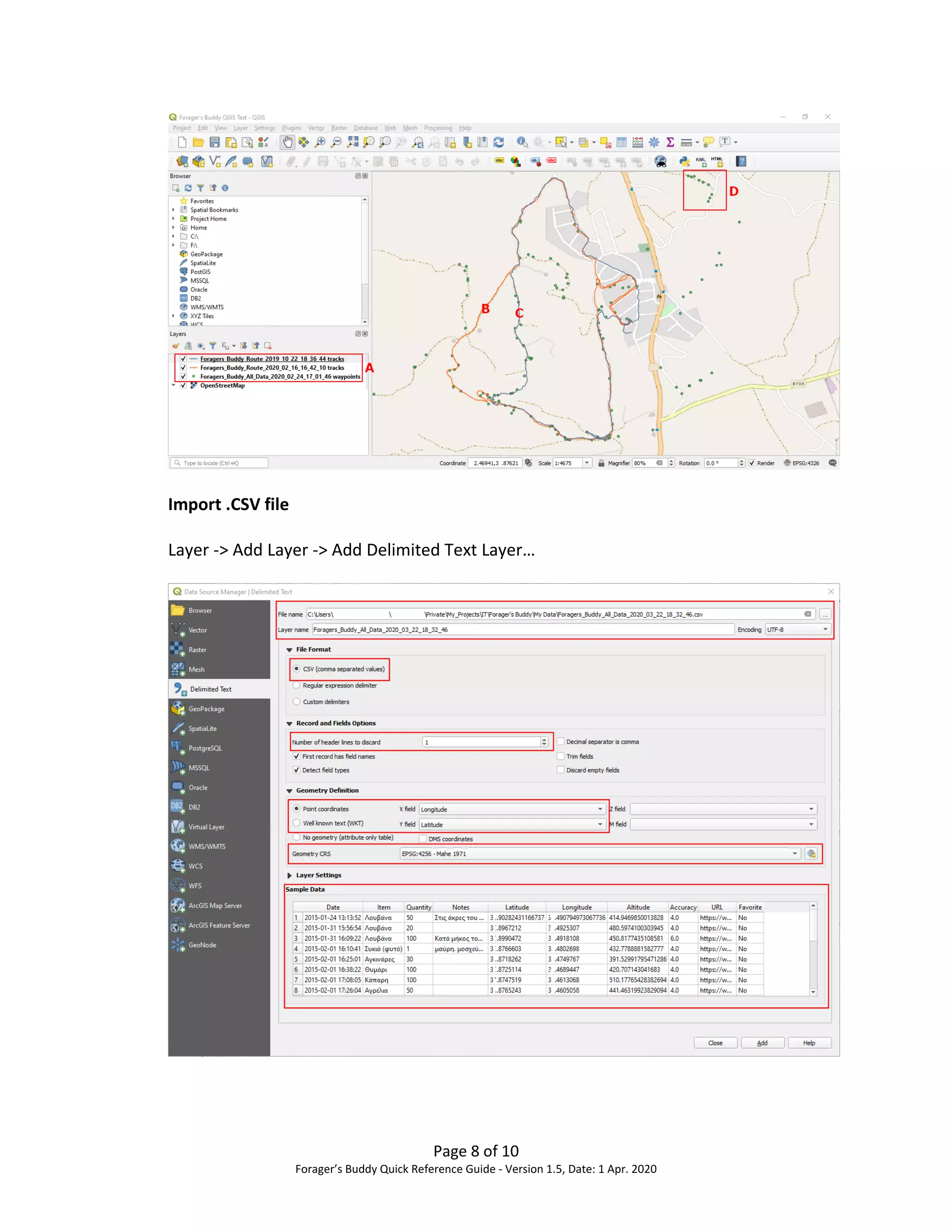 Forager's Buddy - Quick Reference Guide [Version 1.5] | PDF