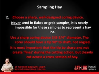Jaylor: Forage Testing for Producers When, Where and How | PPT