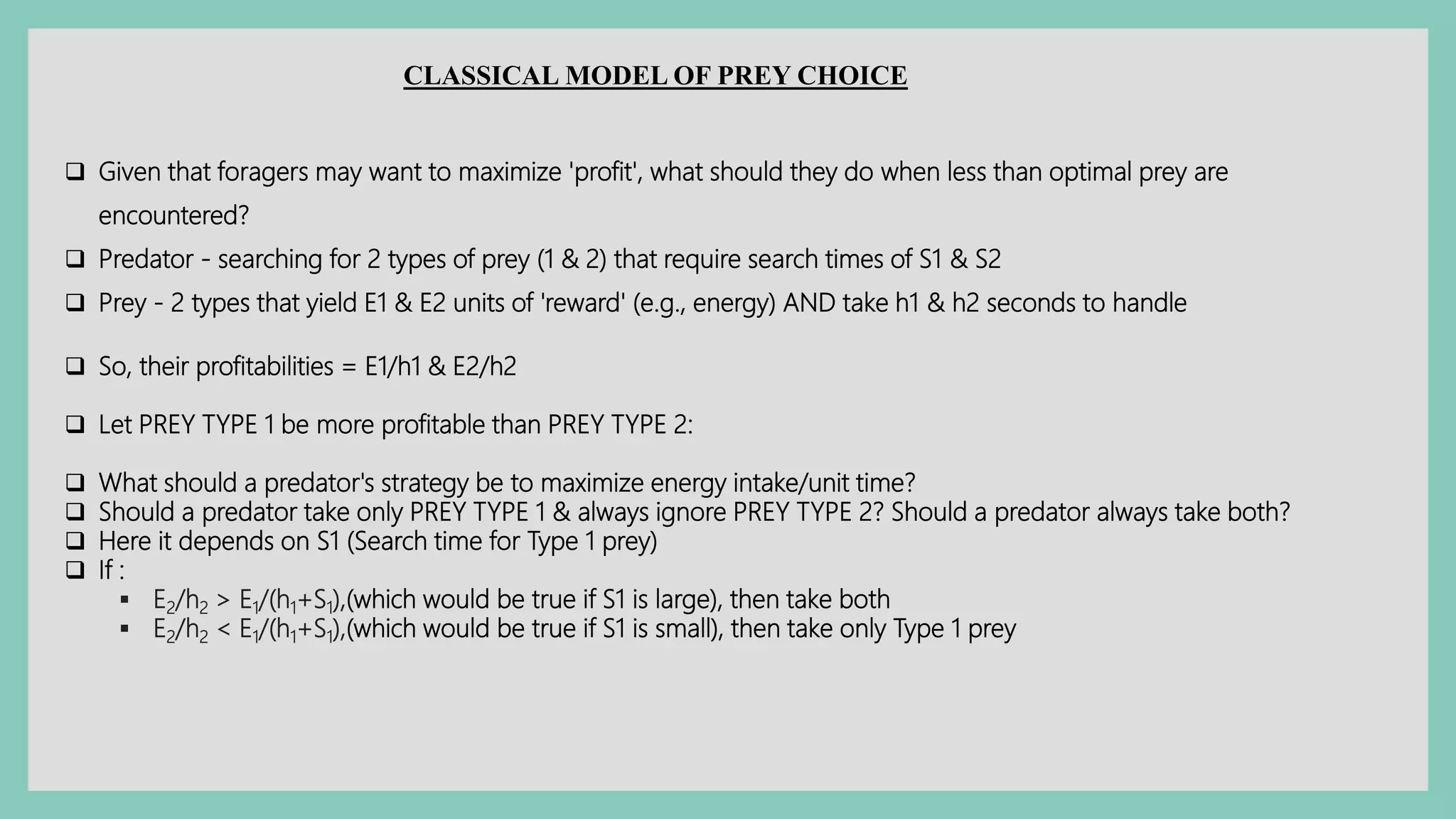 Foraging ecology- Optimal Foraging Theory.pptx