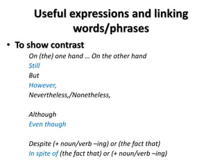 For and Against Essays | PPTX