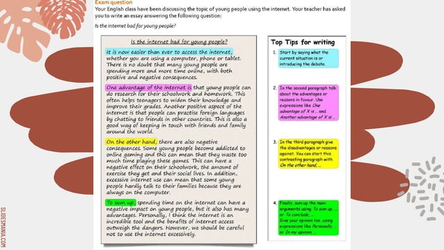 For and against essays.pptx el mejor formato para aprender a escribir ...