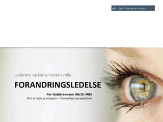 Forandringsledelse | PPTX