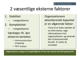 Forandringsledelse og kulturens betydning | PPTX