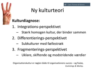 Forandringsledelse og kulturens betydning | PPTX