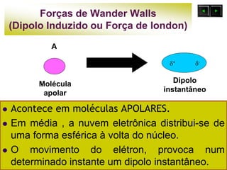 Forças intermoleculares | PPTX