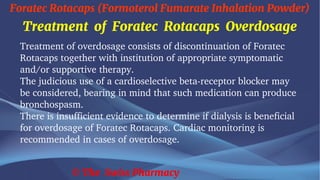 Foratec Rotacaps (Generic Formoterol Fumarate Powder for Inhalation) | PPT