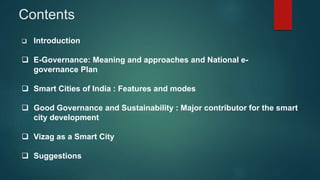 Smart Cities and E-governance | PPTX