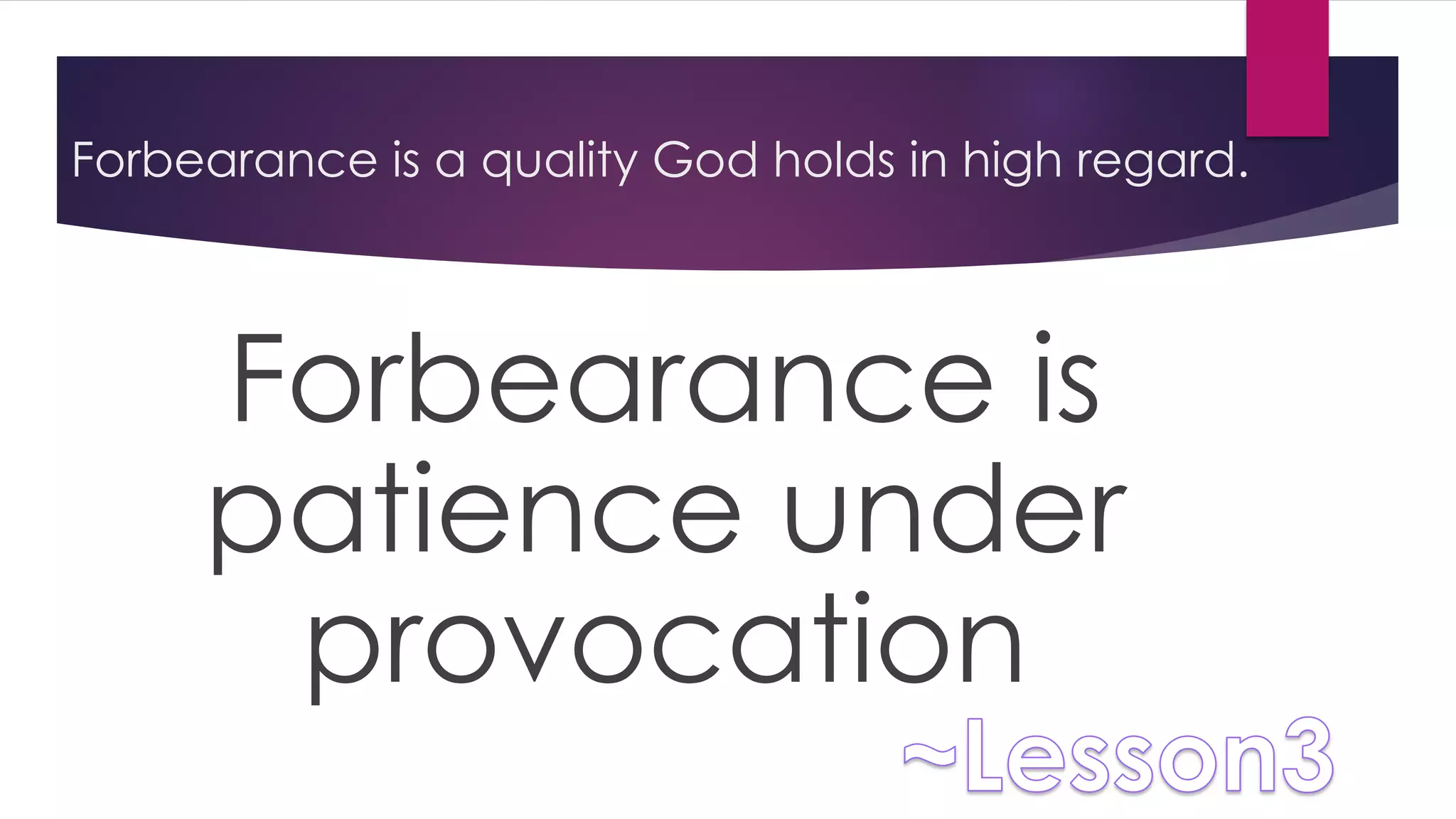 Forbearance in marriage | PDF