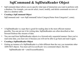 For Beginers - ADO.Net