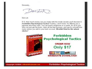 Forbidden psychological tactics.ppt20 | PPT