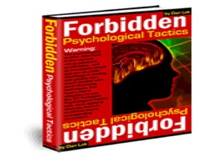 Forbidden psychological tactics.ppt20 | PPT