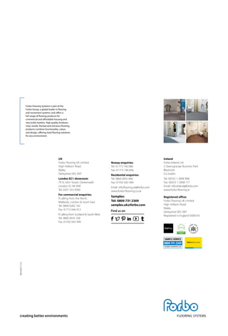 Forbo wetroom brochure and installation guide | PDF