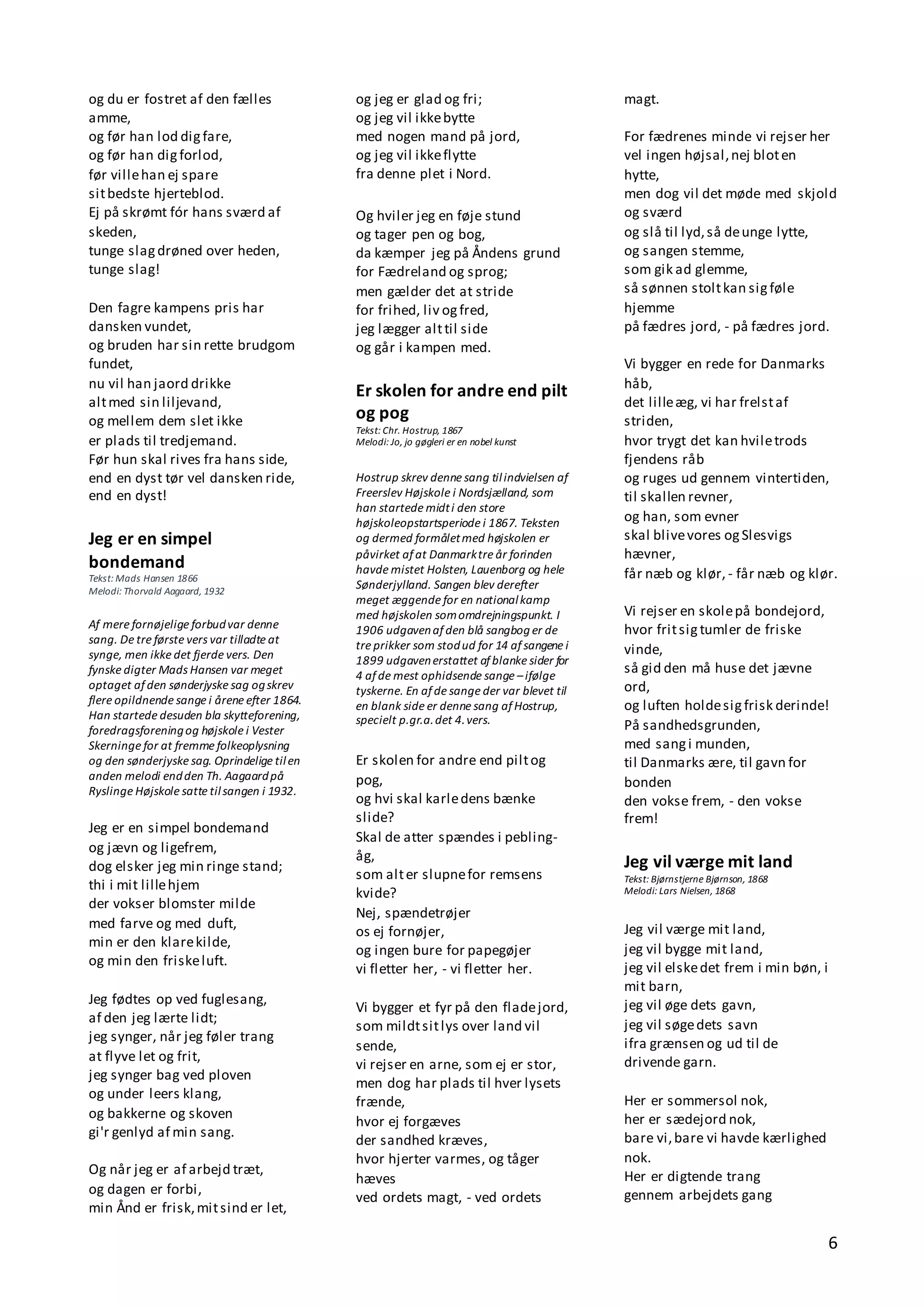 FORBUDTE SANGE - sangblad - spis syng og snak | DOCX