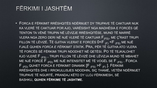 Forca e ferkimit albin berisha | PPTX