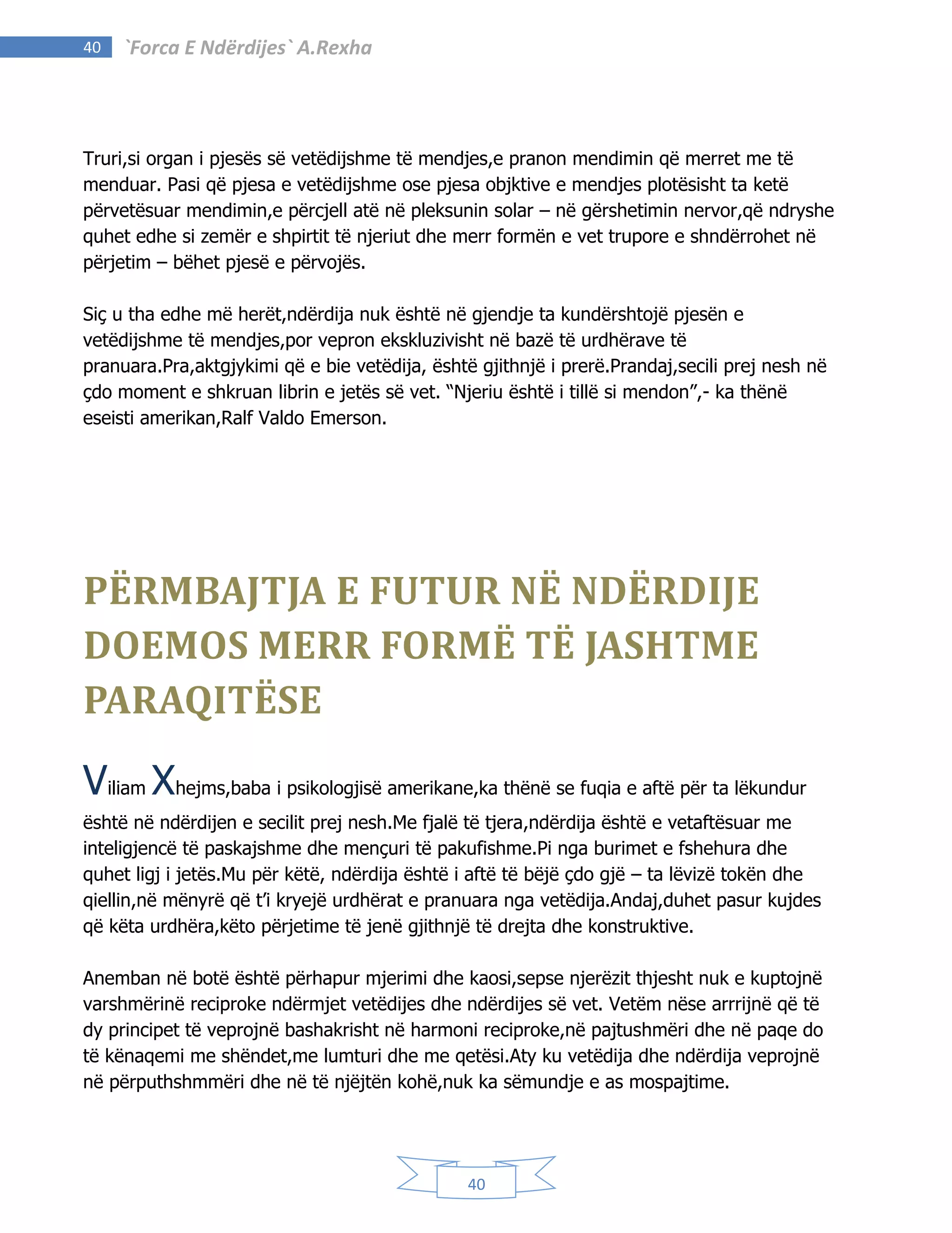 Forca E Nderdijes A.Rexha | PDF