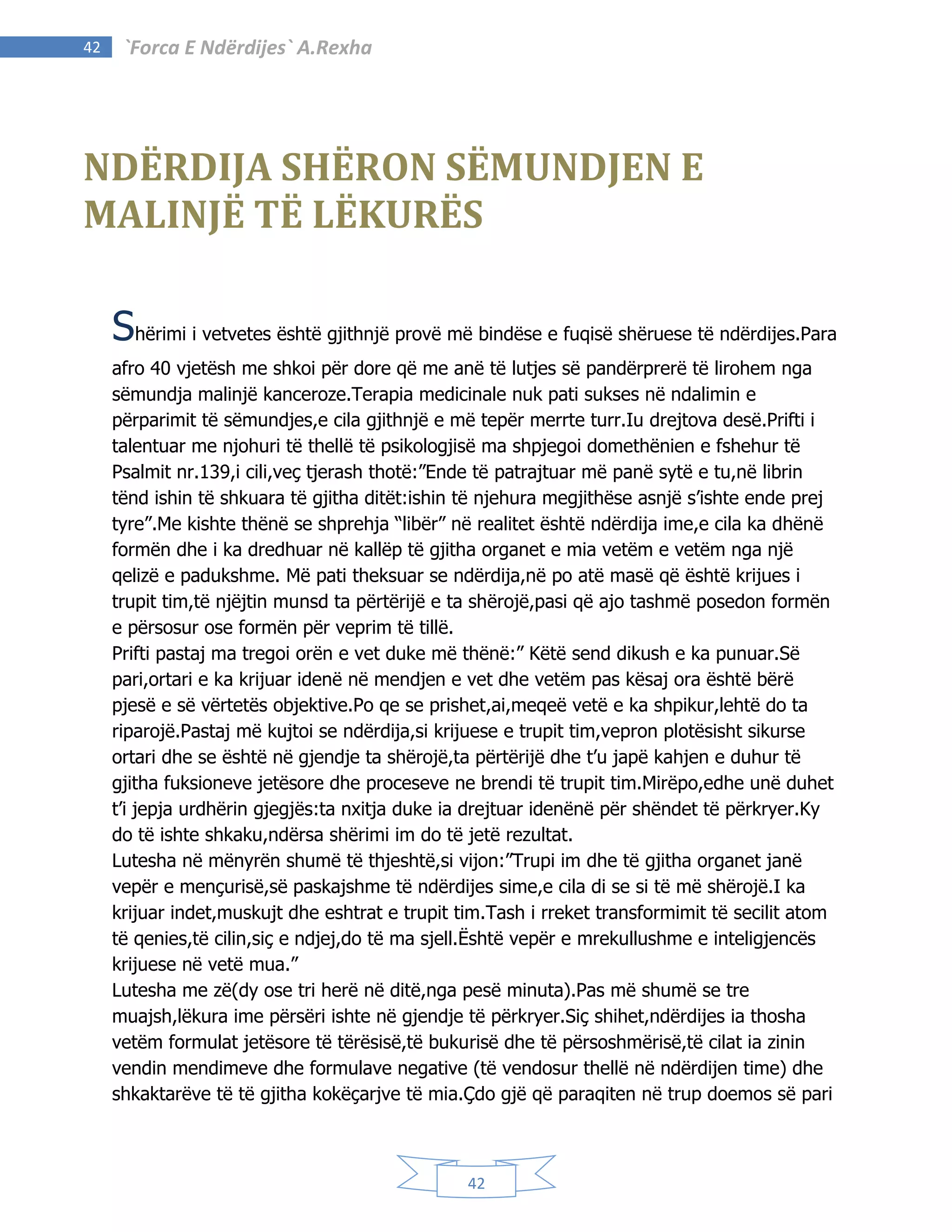 Forca E Nderdijes A.Rexha | PDF