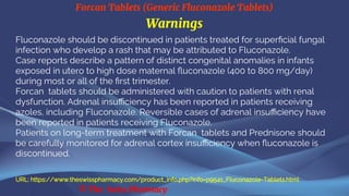 Forcan Tablets (Generic Fluconazole Tablets) | PDF | Skin and ...
