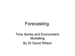 Forcasting | PPT