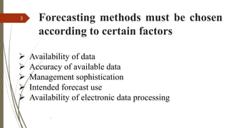 Forcasting methods[1].pptx | Technology & Computing