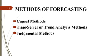 Forcasting methods[1].pptx | Technology & Computing