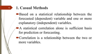 Forcasting methods[1].pptx | Technology & Computing