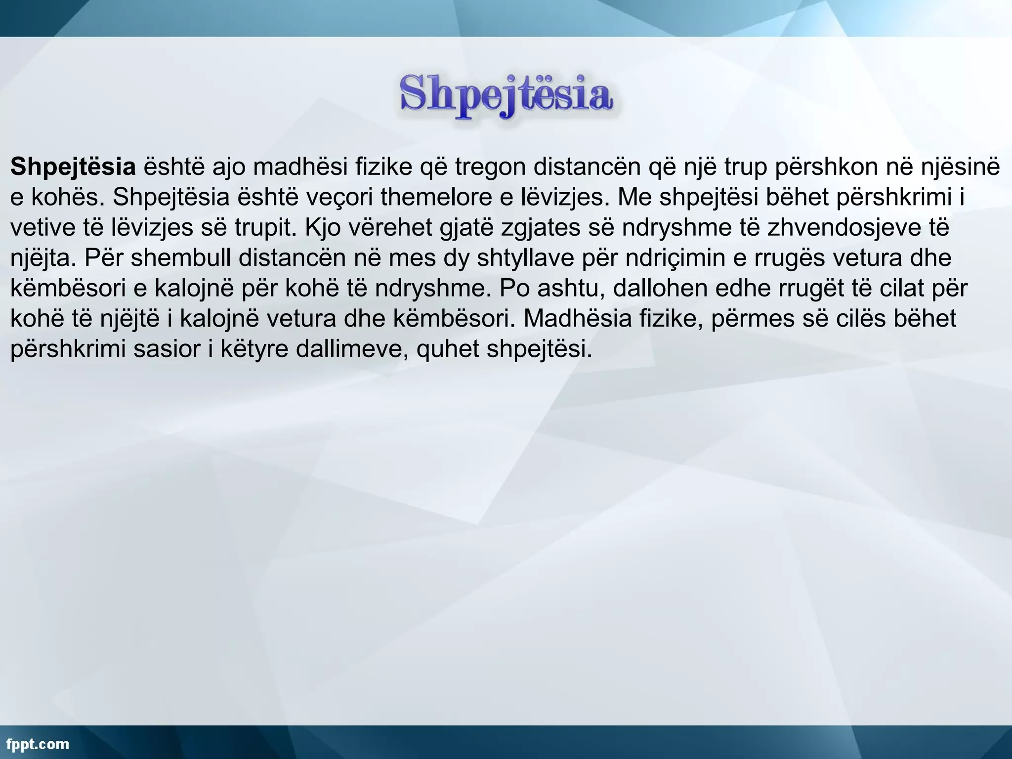 Shpejtësia, nxitimi, Njutoni dhe Galileo | PPT