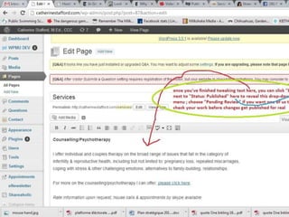 For cathy - how to edit static pages | PPTX