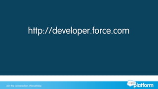 Force.com Friday: Intro to Force.com Slides | PPT