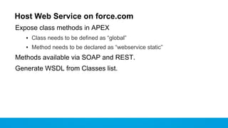Force.com Integration Using Web Services With .NET & PHP Apps | PPT