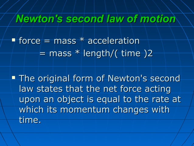 Force | PPT | Physics | Science
