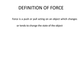 Force | PPTX | Physics | Science