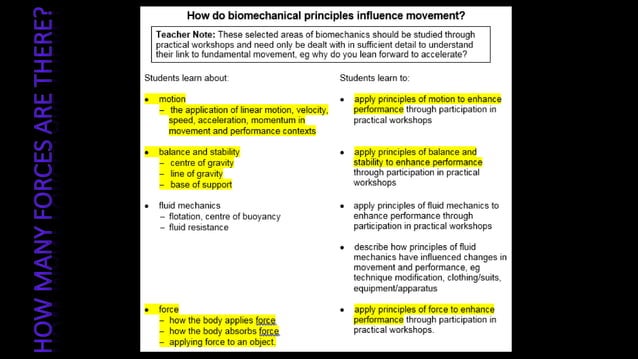 Biomechanics 101: Motion & Force | PPTX