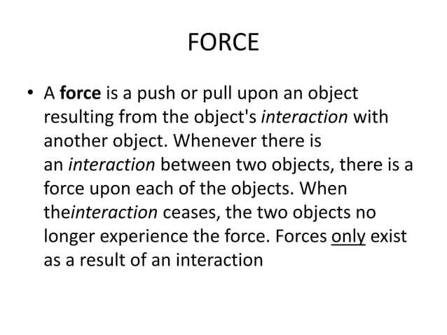Force | PPT