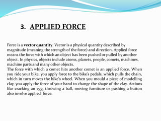 FORCE AND FRICTION | PPTX