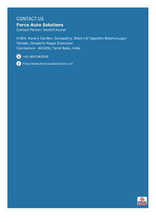 Force auto-solutions | PDF