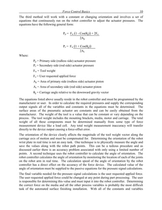 Force Control Basics | PDF
