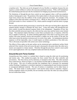 Force Control Basics | PDF