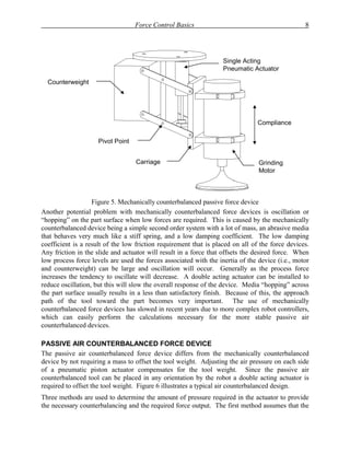 Force Control Basics | PDF