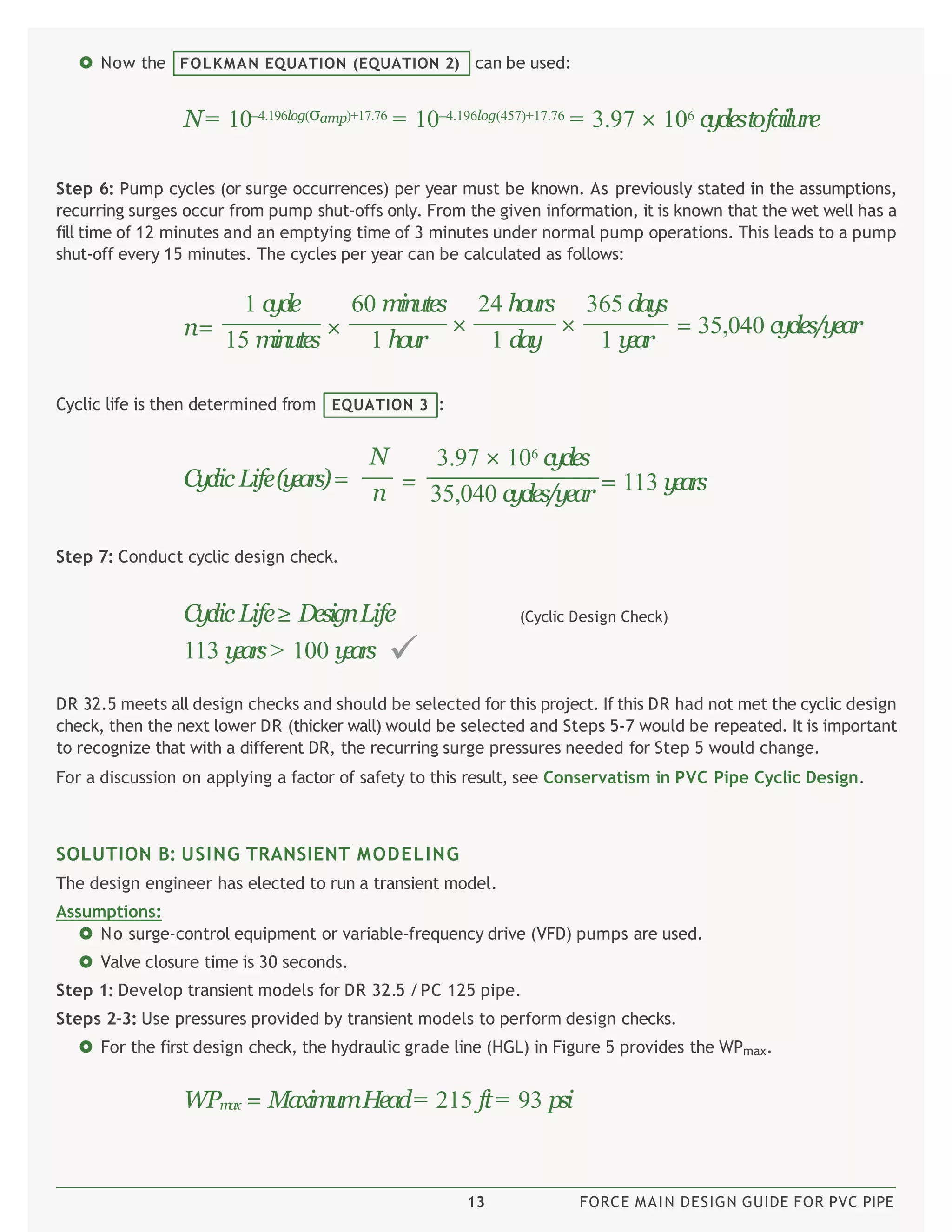 Force Main Design Guide for PVC Pipe | PPTX