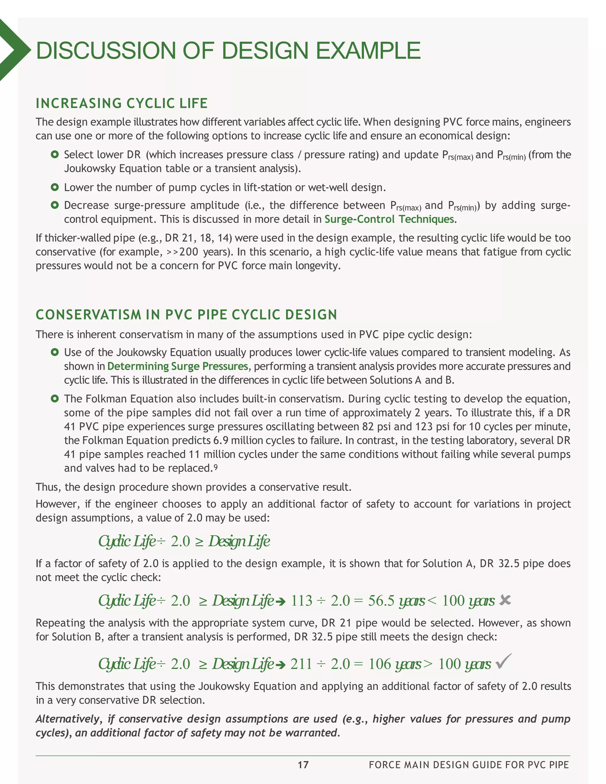 Force Main Design Guide for PVC Pipe | PPTX