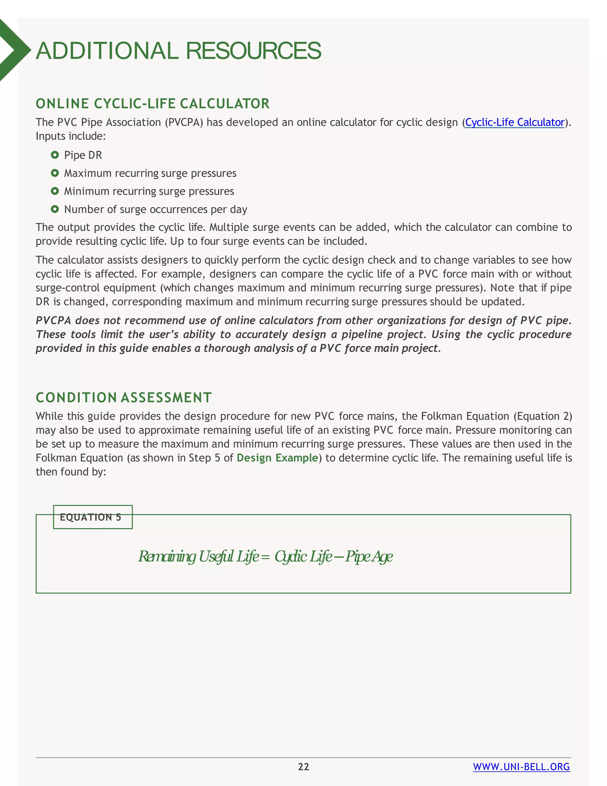 Force Main Design Guide for PVC Pipe | PPTX