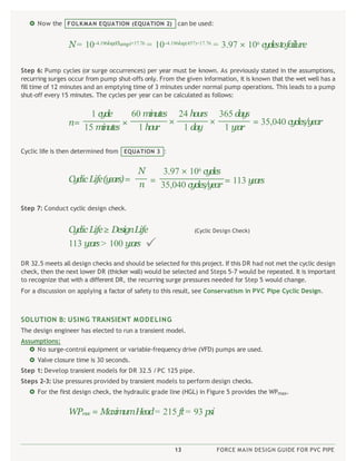 Force Main Design Guide for PVC Pipe | PPTX