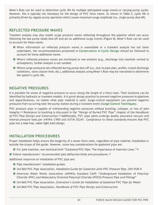 Force Main Design Guide for PVC Pipe | PPTX