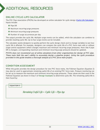 Force Main Design Guide for PVC Pipe | PPTX